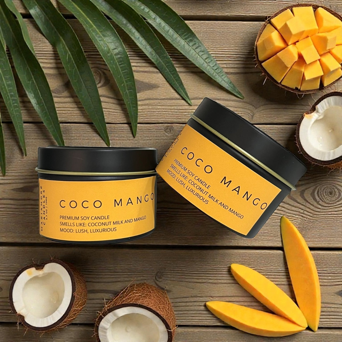 Coco Mango Lux Candle – The Makers LLC