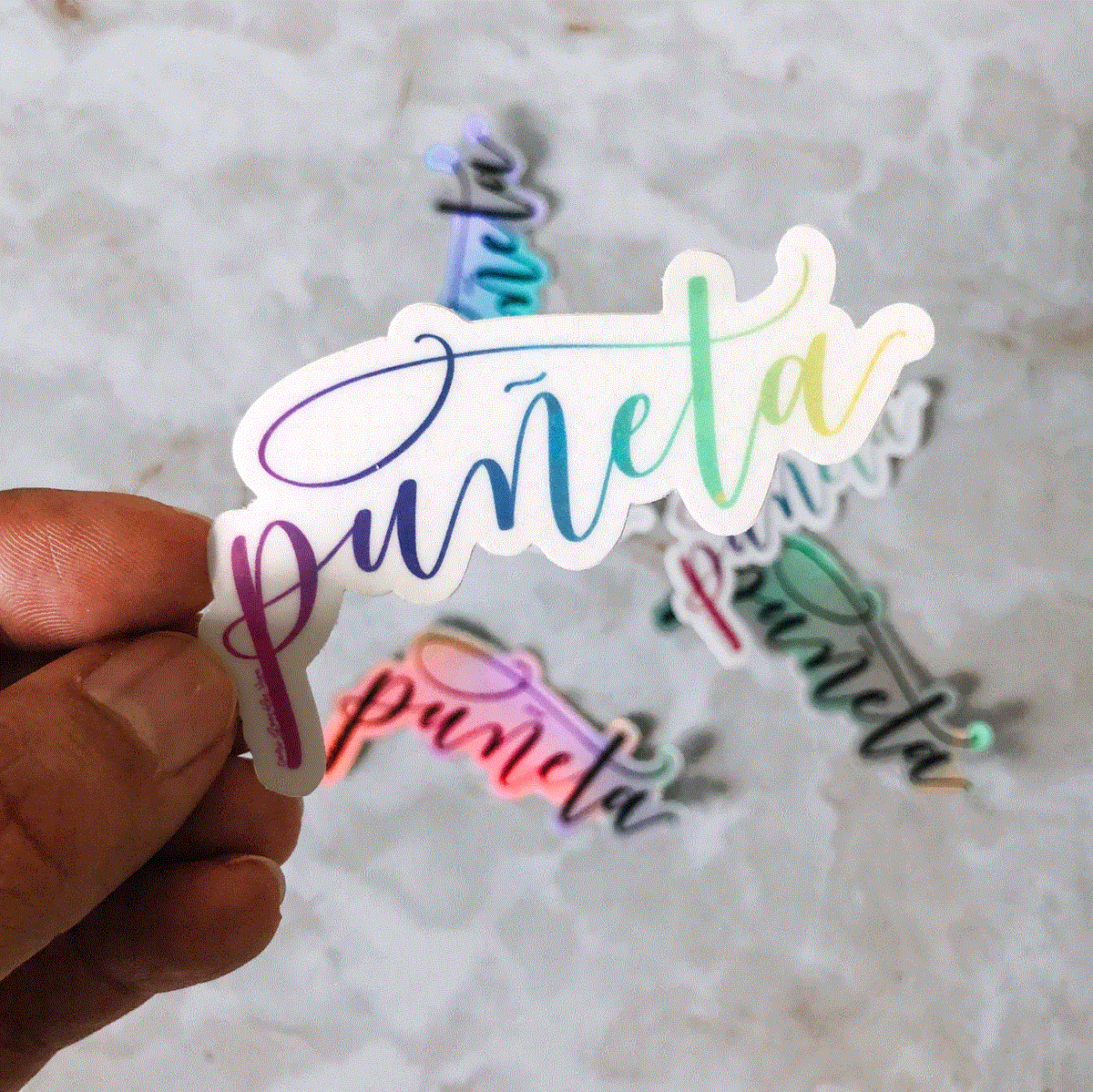 P*ñeta Vinyl Sticker- Holographic available – The Makers LLC